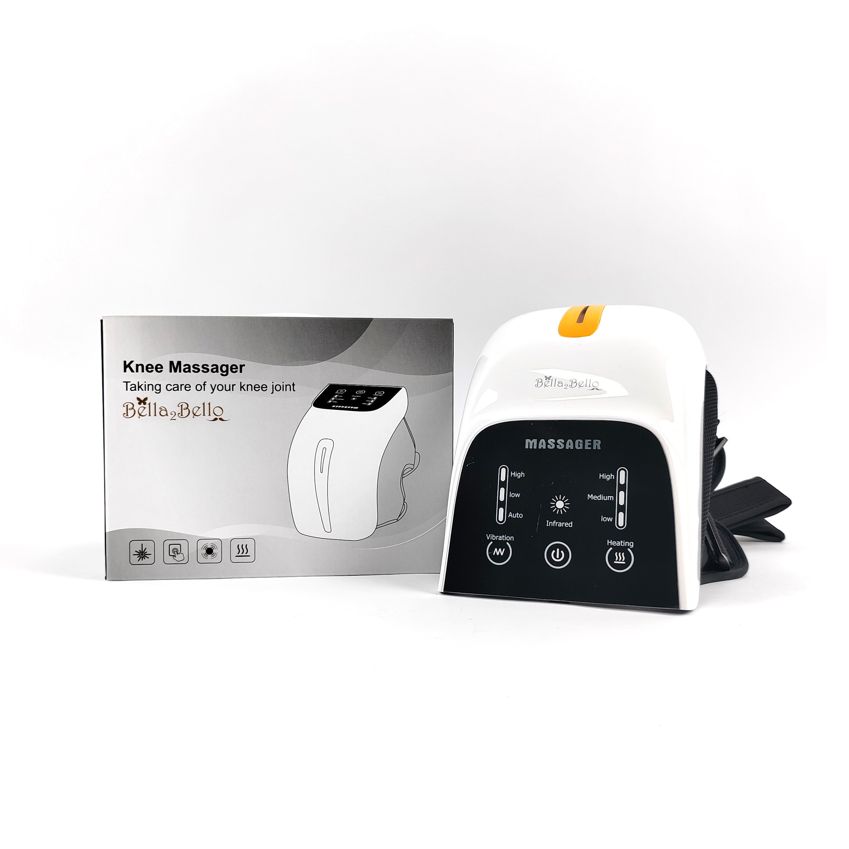 Bella2bello Lux Heated Knee, Shoulder & Elbow Massager – Bella2Bello